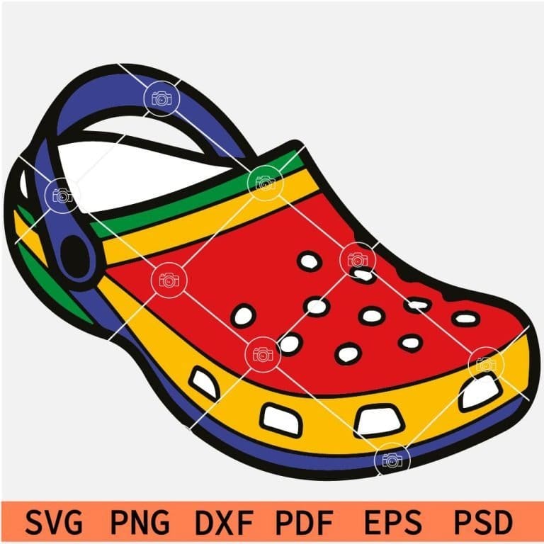 Croc It Like It’s Hot SVG, croc loves svg, retro summer svg, croc in svg