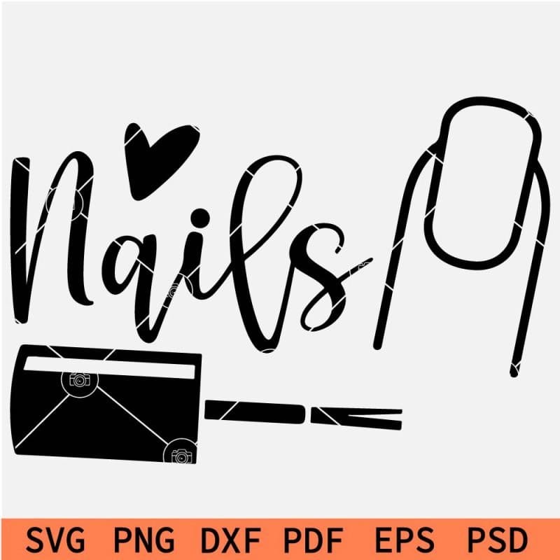 Nail Tech Svg, Nails Svg, Nail Boss Svg, Woman Nails Svg