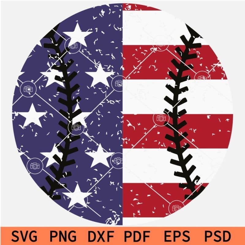 Independence Day Baseball SVG, 4th of July 1776 Memorial Day Baseball SVG