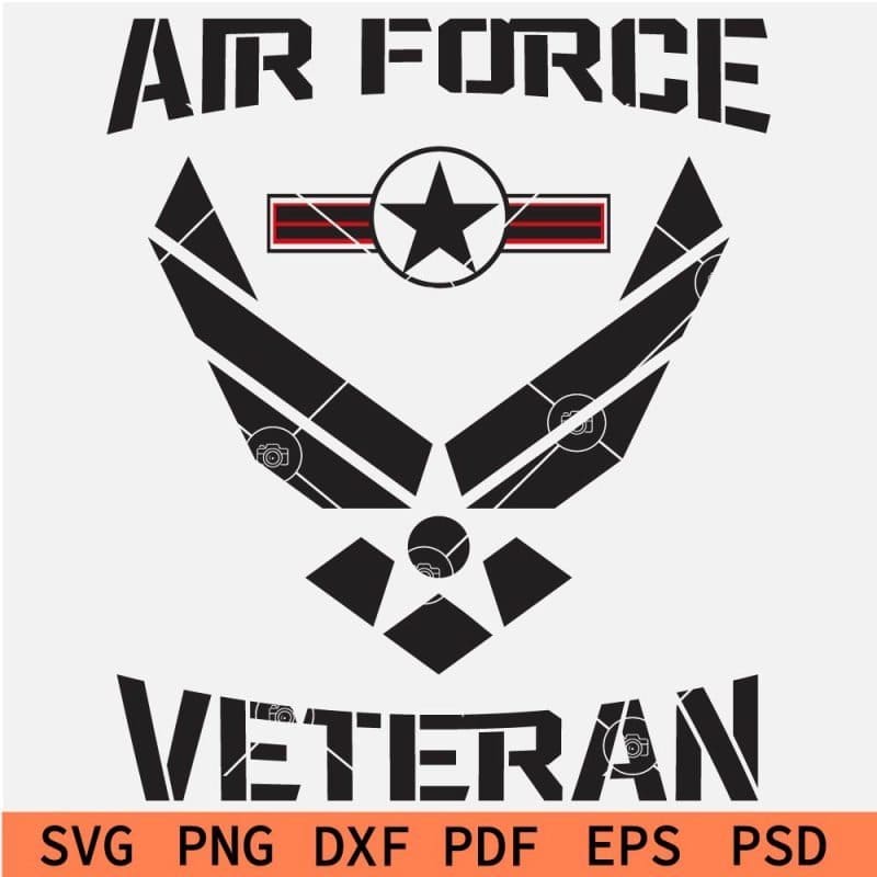 Airforce Veteran Logo SVG, Airforce Veterans Day Celebrations SVG, US ...