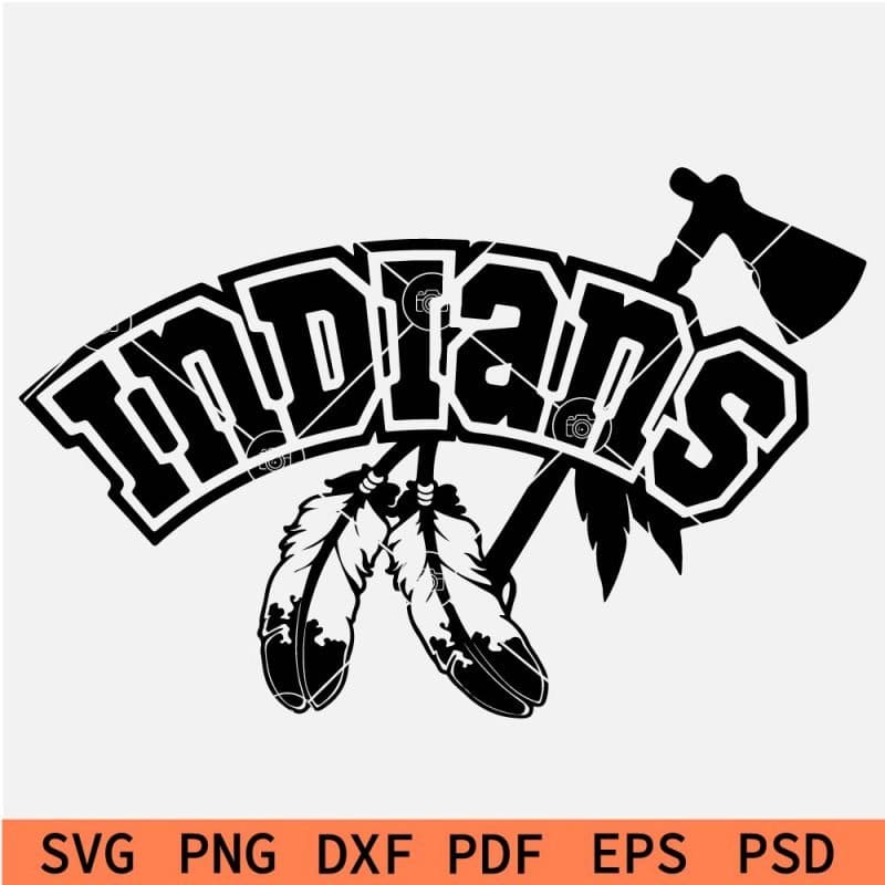Indians Sports SVG, Team Indians SVG, Indians Football SVG