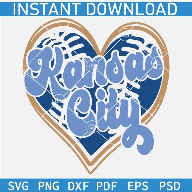 Kansas City Baseball Ball svg, Kansas City Baseball Sports SVG, Kansas ...