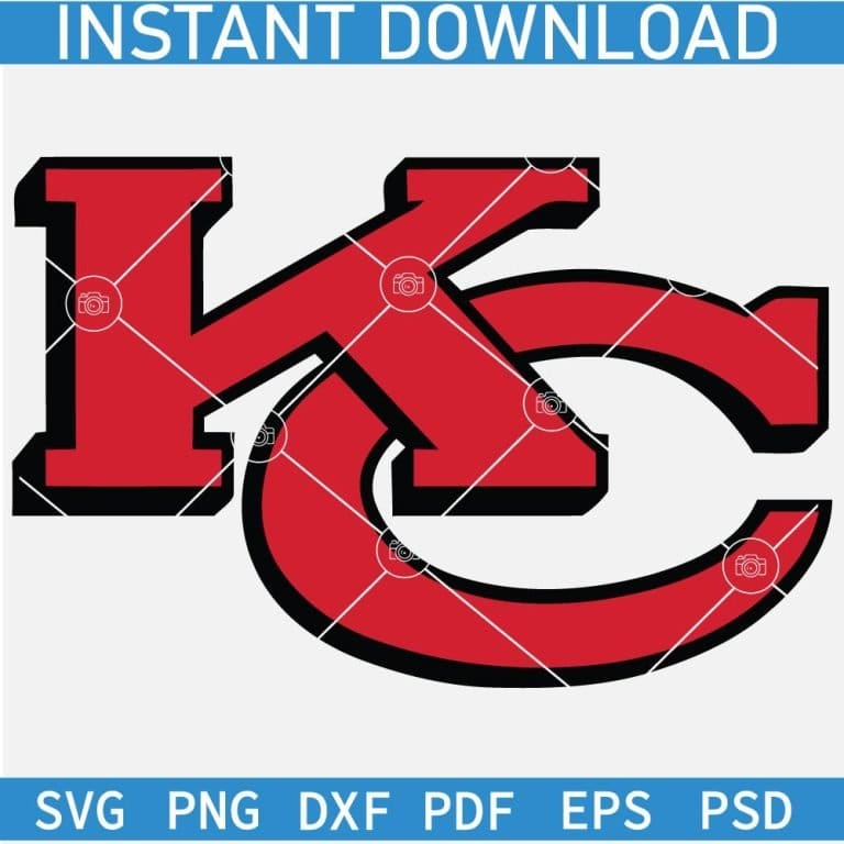 KC Team Logo Outline SVG, Kansas City Chiefs Team Logo SVG, Team Chiefs ...