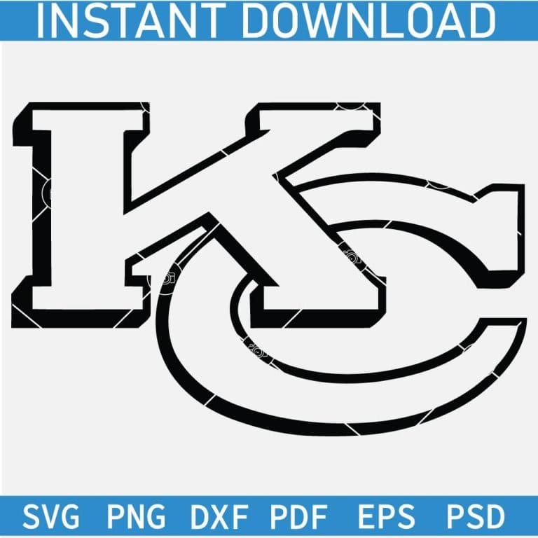 Kansas City Chiefs Team Logo SVG, Team Chief Logo SVG, Kansas City Logo SVG