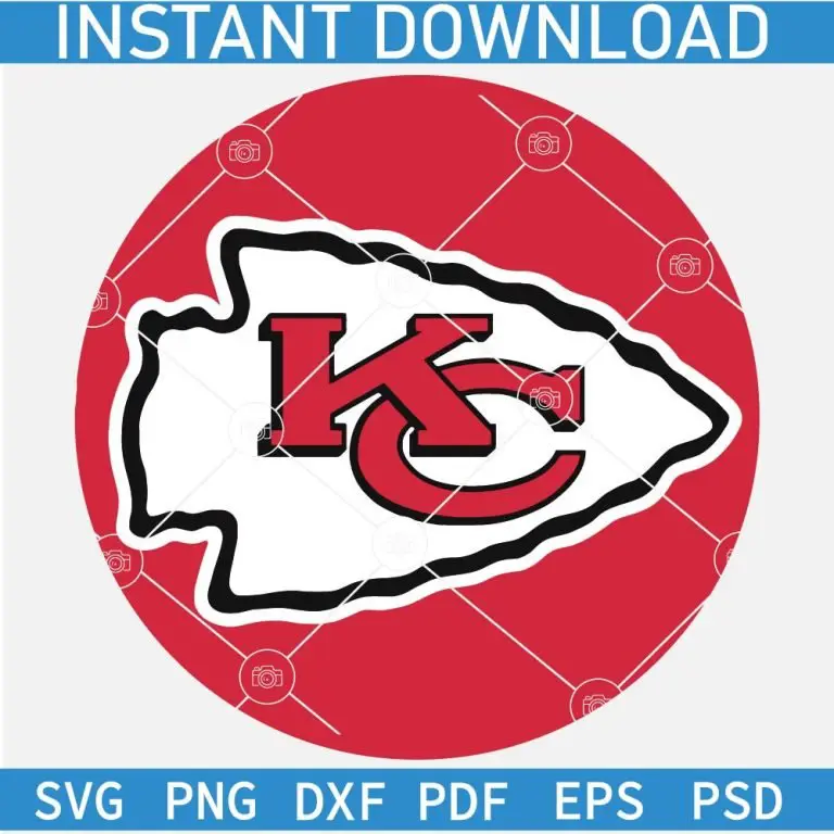 Kansas City Chiefs Logo Outline SVG, Kansas City Chiefs Team SVG