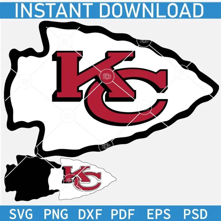 Kansas City Chiefs Logo Outline SVG, Kansas City Chiefs Team SVG