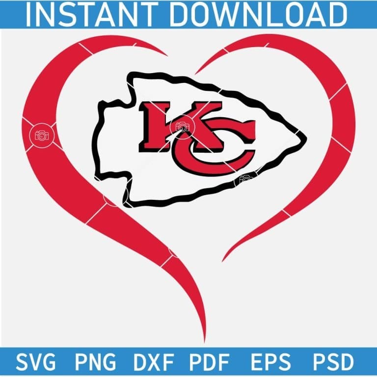 KC Chiefs Logo SVG, Kansas City Chiefs Team Logo SVG, Team Chiefs KC SVG