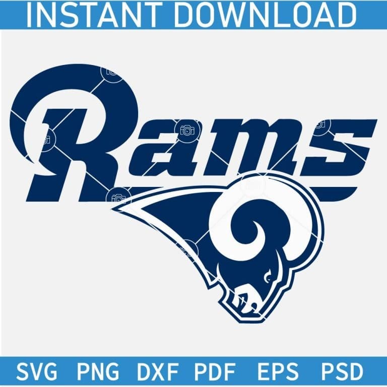 St Louis Rams Logo SVG, Los Angeles Rams SVG, Los Angeles Rams Logo SVG