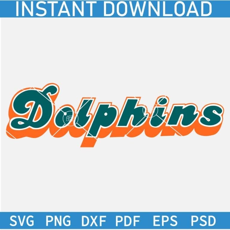 Miami Dolphins Logo Bundle SVG, Miami Dolphins Team Bundle SVG, Team ...