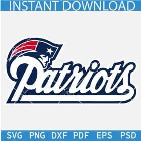 Patriots Name SVG, Patriots Phrase SVG, New England Patriots Logo SVG