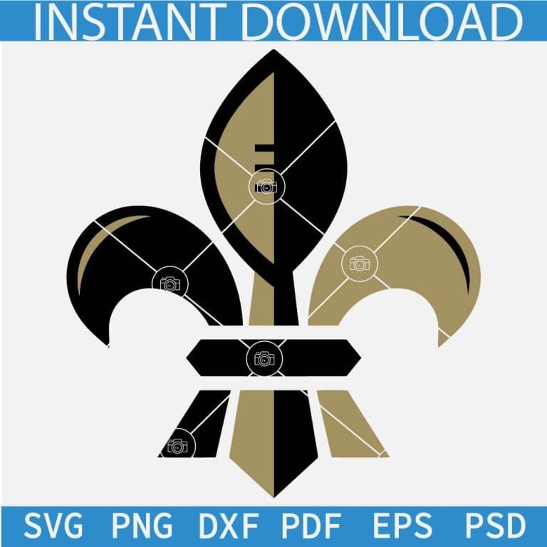 New Orleans Saints Logo SVG, New Orleans Saints Football Team SVG