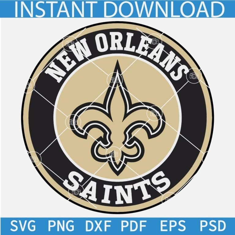 New Orleans Saints Logo SVG, New Orleans Saints Football Team SVG