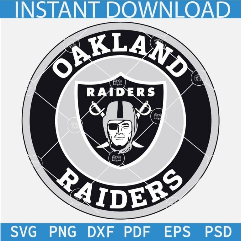 Raiders Football Ball SVG, Team Oakland Raiders Football Ball SVG, The ...