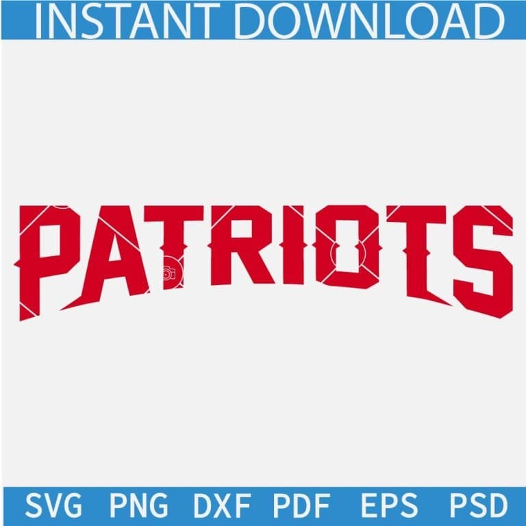 New England Patriots Official Logo SVG, Team New England Patriots Logo SVG