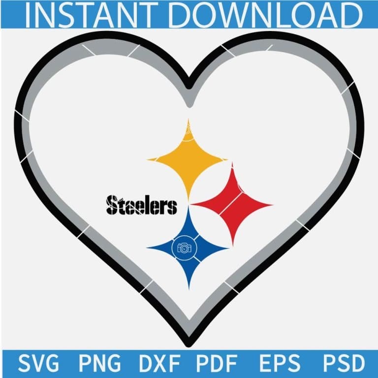 Steelers Name Logo SVG, Pittsburgh Steelers Logo SVG, The Steelers SVG