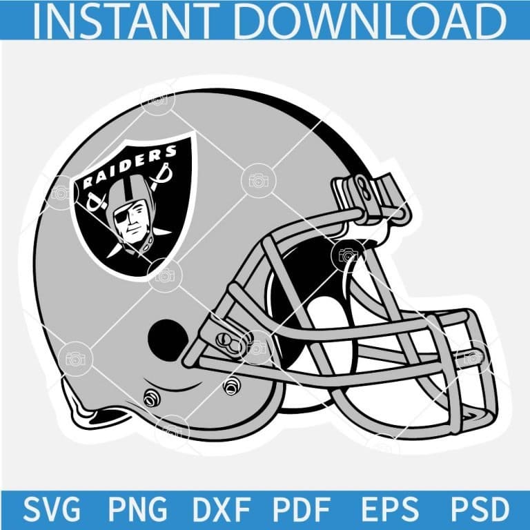 The Raiders Helmet SVG, Las Vegas Raiders Helmet svg, Oakland Raiders ...