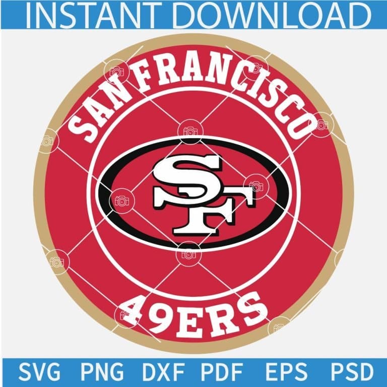 Team San Francisco 49ers Helmet SVG, San Francisco 49ers Helmet SVG ...