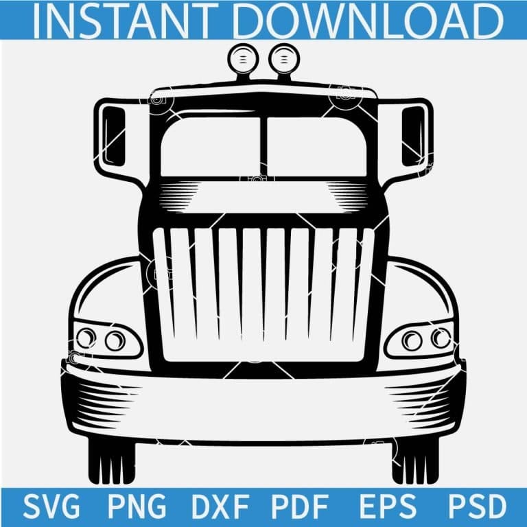 Semi Truck Transparent Svg, Big Rig Freight Truck clipart, 18 wheeler ...