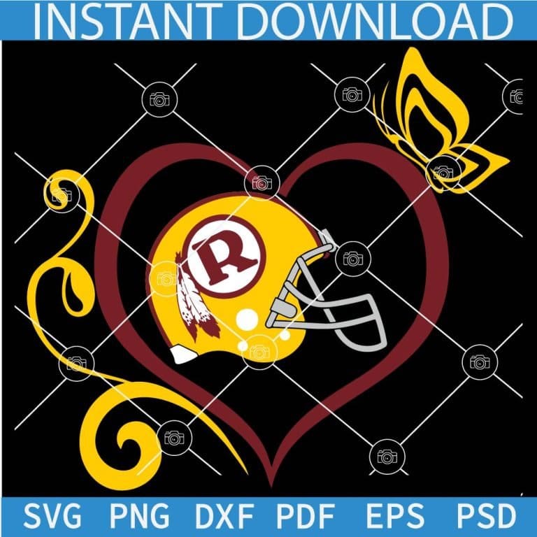 Washington Redskins R logo Layered SVG, The Commanders R Layered SVG ...
