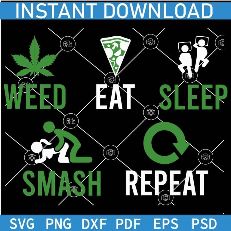 I love pussy and weed Cat Face SVG, Weed Adult Humor SVG, Marijuana ...