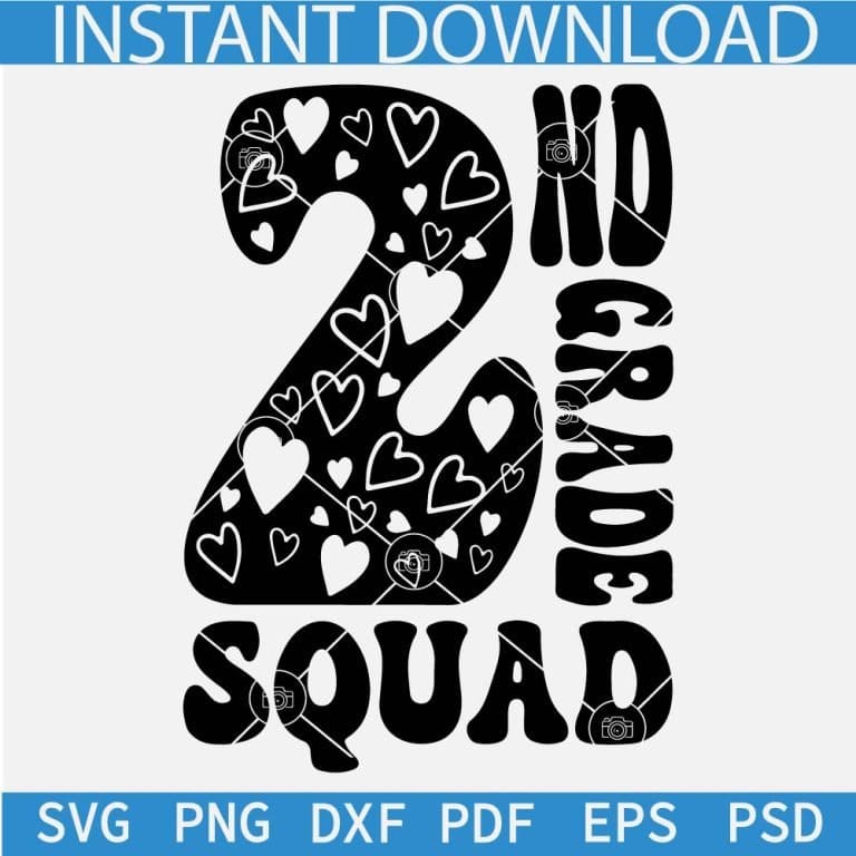 Back to School Squad SVG, 5th Grade Squad Bundle SVG, Teacher Bundle SVG