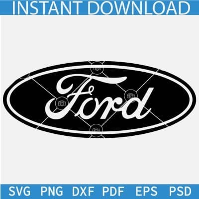 Ford Official Logo SVG, Ford Car Logo SVG