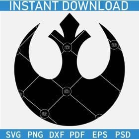 Galactic Republic Symbol SVG, Star Wars Symbol Logo SVG, Star Wars Logo ...