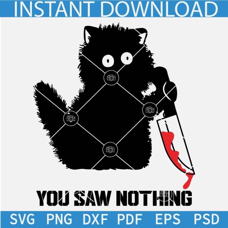 Knife with Dripping Blood SVG, Horror Knife SVG