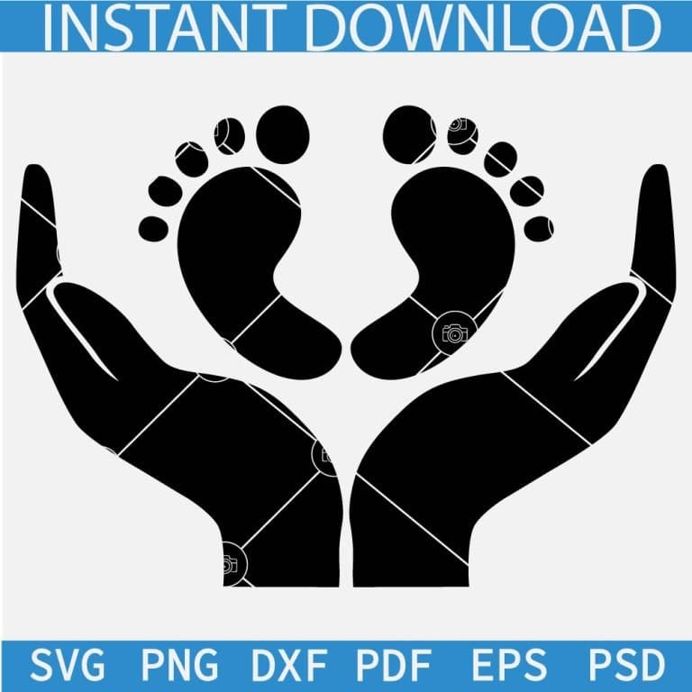 Coming Soon Baby Feet SVG, Baby Announcement SVG, Baby Shower SVG