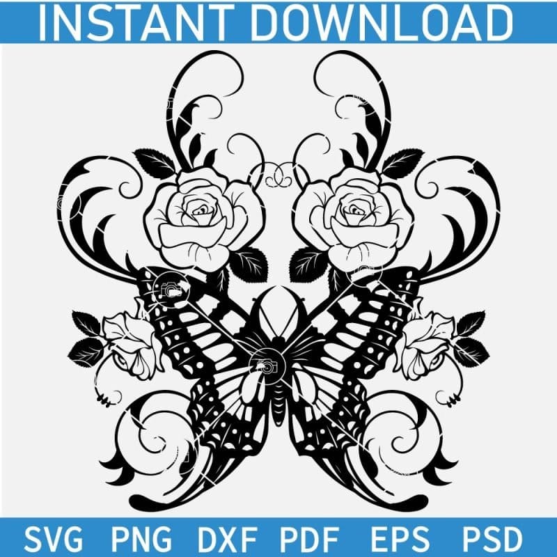 Swarm of butterflies SVG, Flying Butterflies SVG, group of butterflies ...