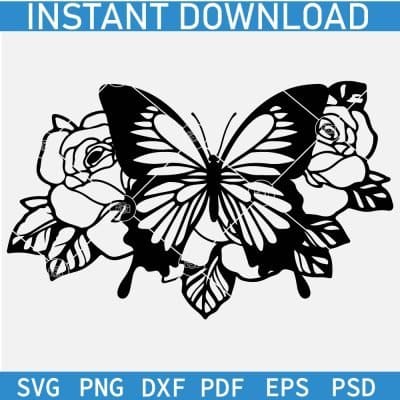 Swarm of butterflies SVG, Flying Butterflies SVG, group of butterflies ...