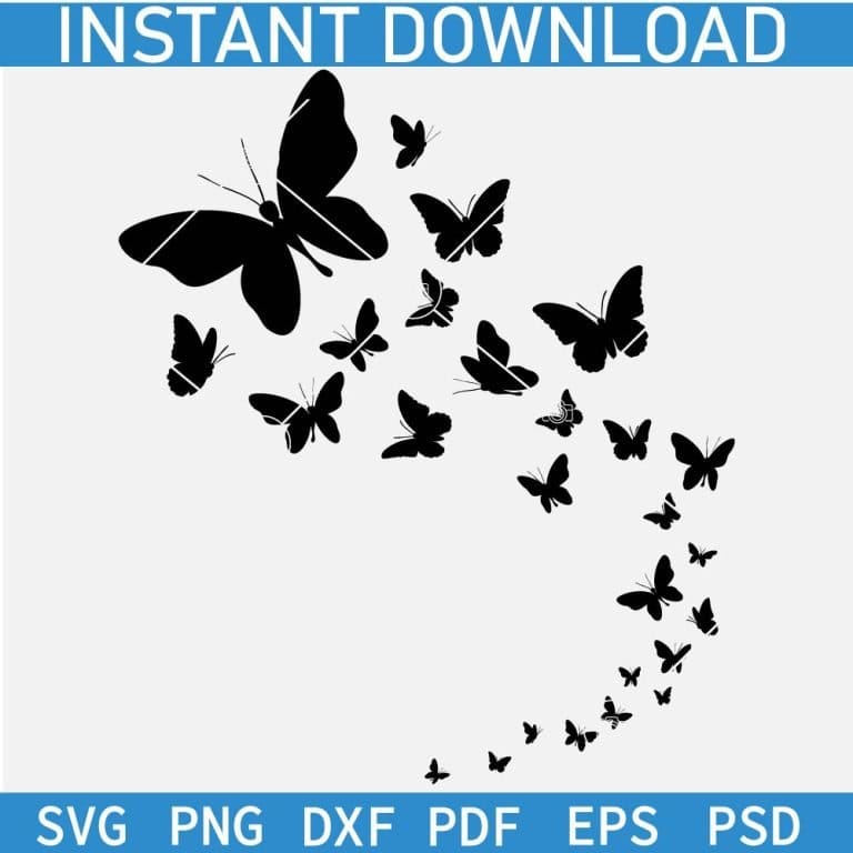 Butterfly Vector SVG, Butterfly Icon SVG
