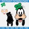 Disney Goofy Head SVG, Happy Goofy Head Layered SVG, Goofy Dog SVG
