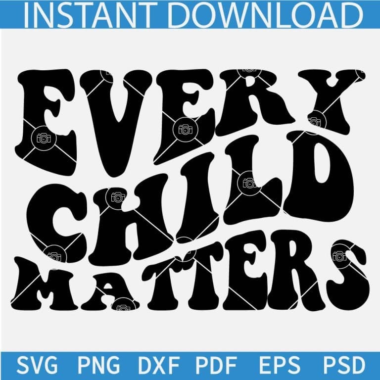 Every child matters Retro Wavy Text SVG, Retro Child Welfare ...