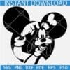 Goofy inside mickey ears SVG, Goofy Dog Inside Mickey Head SVG, Disney ...