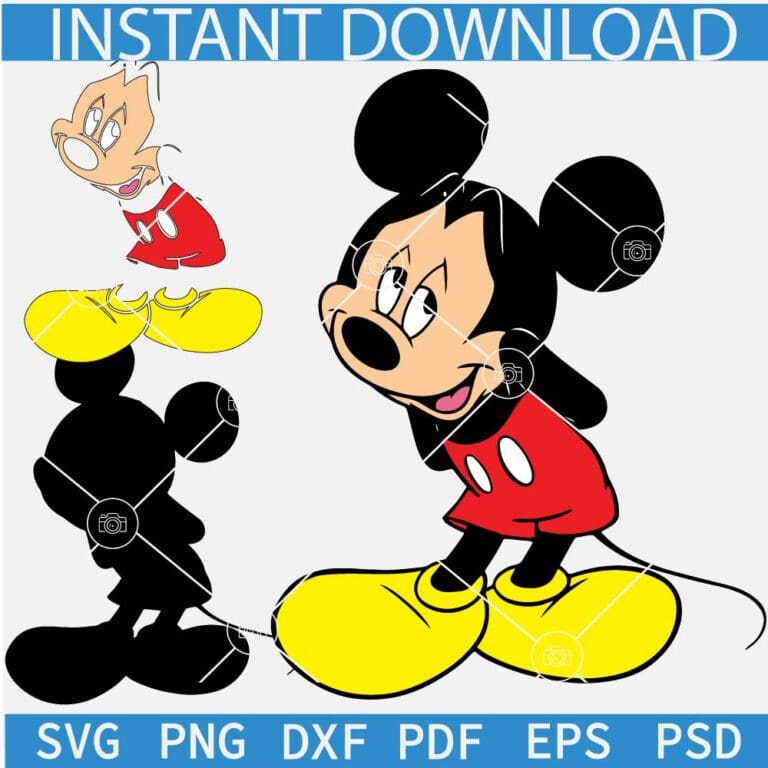 Happy Mickey mouse SVG, Funny Mickey Mouse SVG, Disney SVG