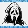 scream Ghost Face svg, Horror film Ghost Character svg, Halloween scary ...