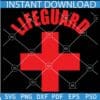 Lifeguard Red Cross SVG, Lifeguard Cross SVG, Lifeguard Vector SVG