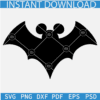 Mickey Mouse Halloween Bat Silhouette SVG, Disney Bat Vector SVG