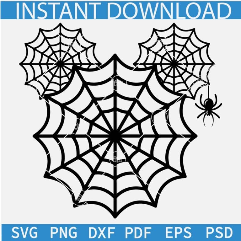 Spider Web Mickey Minnie Bundle SVG, Disney Spider Web Bundle SVG ...