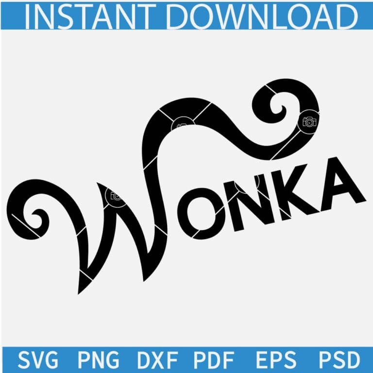 Wonka Logo SVG, Willy Wonka SVG, Wonka Logo symbol SVG