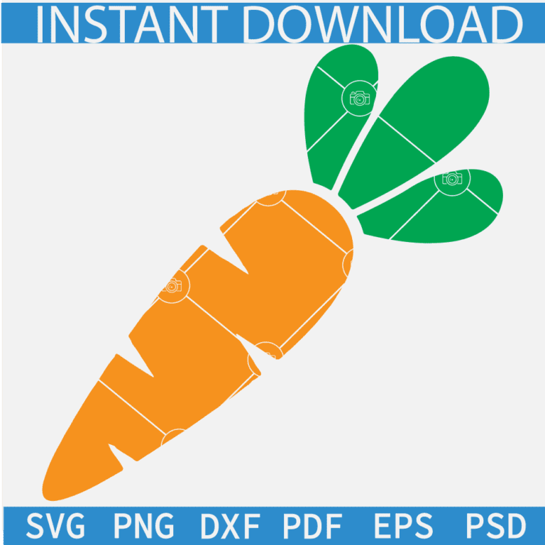 Carrot SVG, Easter SVG, Orange Carrot SVG