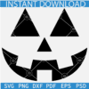 Jack O Lantern Face SVG, Halloween Pumpkin Face SVG, Scary Pumpkin Face SVG