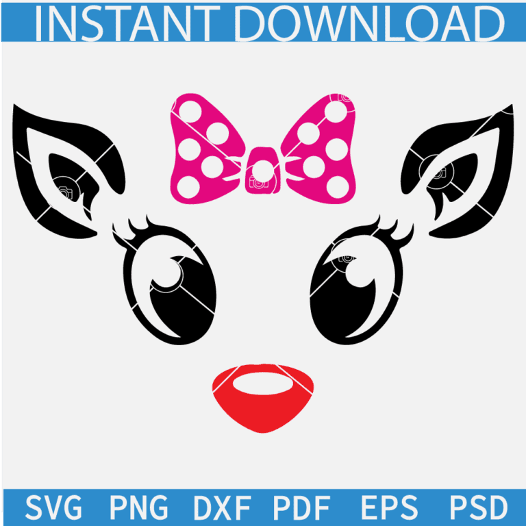 Rudolph the Red Nosed Reindeer Bundle SVG, Christmas Reindeer Faces ...