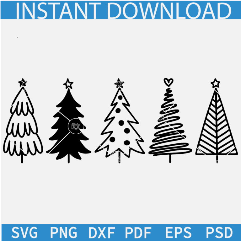 Christmas Tree SVG, Pine Tree SVG, Evergreen tree SVG